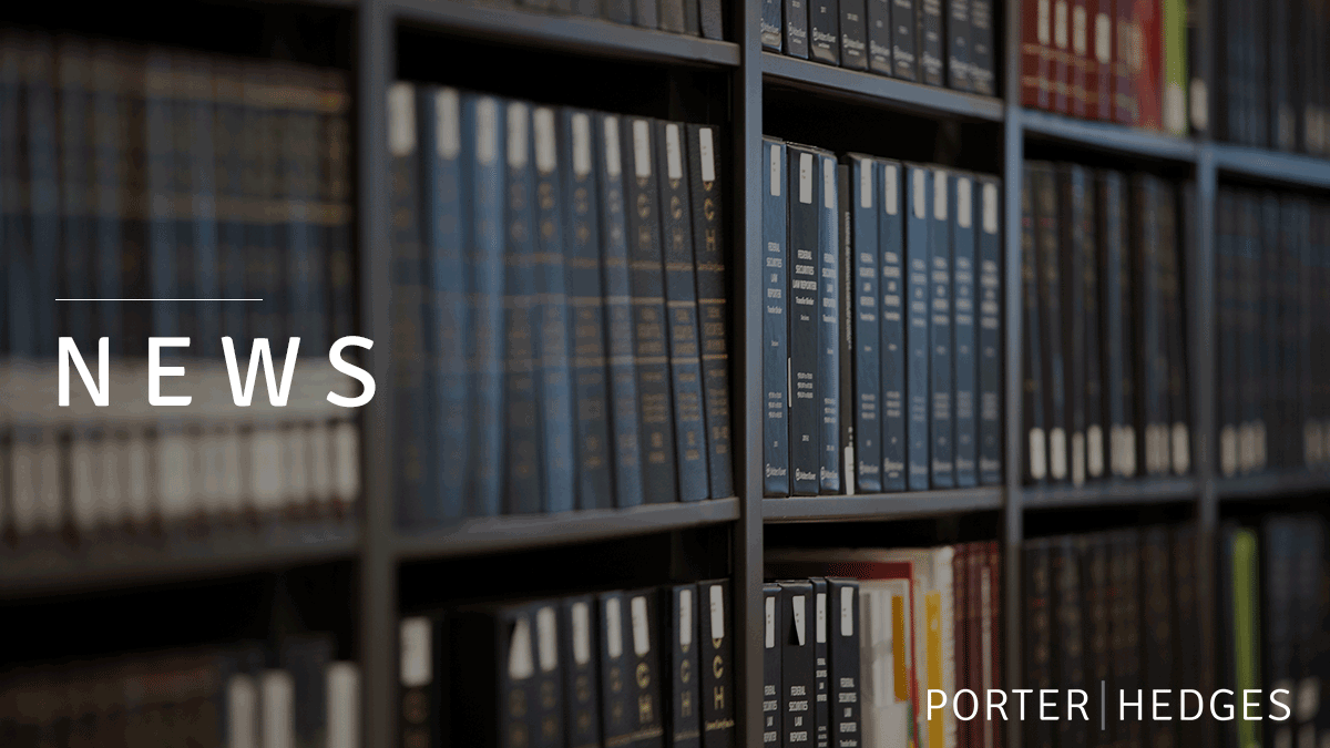 Porter Hedges Wins Landmark Texas Citizen Participation Act Case Before ...